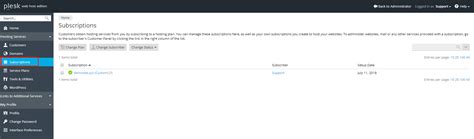 how to add new subscriptions in plesk servercake
