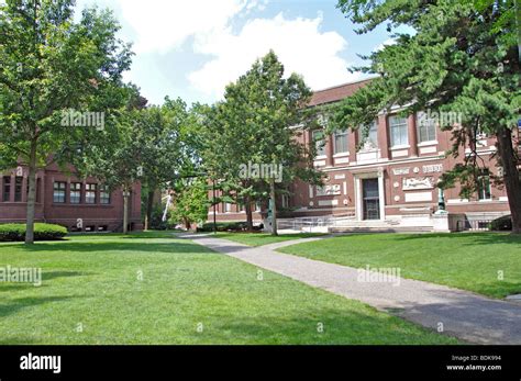 Harvard University Campus Cambridge Massachusetts Usa Stock Photo