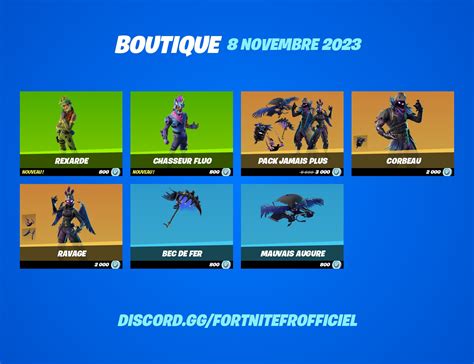 Boutique Fortnite Du 8 Novembre 2023 Quels Sont Les Skins En Promotion