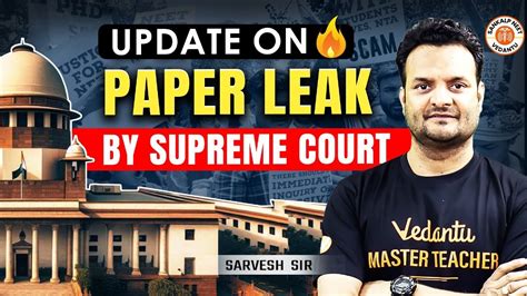 😭supreme Court Decision On Neet Scam Todays Nta Neet 2024 Paper Leak