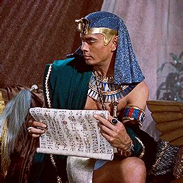 Yul Brynner Ten Commandments So Let It Be Written