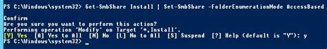 Access Based Enumeration Windows Server 2019