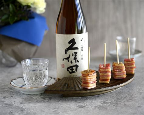 酒蔵社員が教える！私のとっておきおつまみ「酒粕とベーコンの香ばしミルフィーユ」 Kubotaya