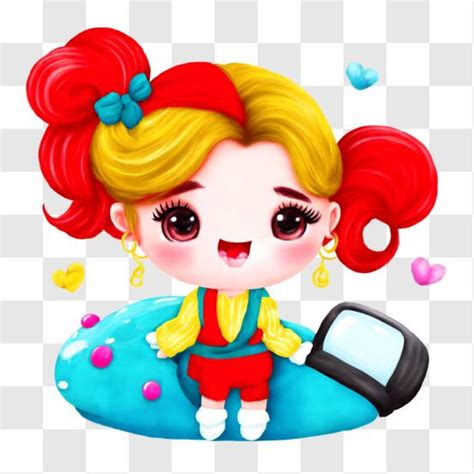 Cartone Animato Di Ragazza Greca