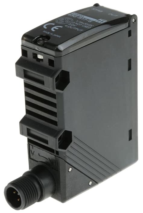 E3gr17g Omron Omron Retro Reflective Photoelectric Sensor With Block