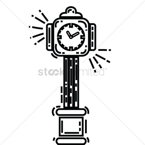 Grandfather Clock Vector At Getdrawings Free Download