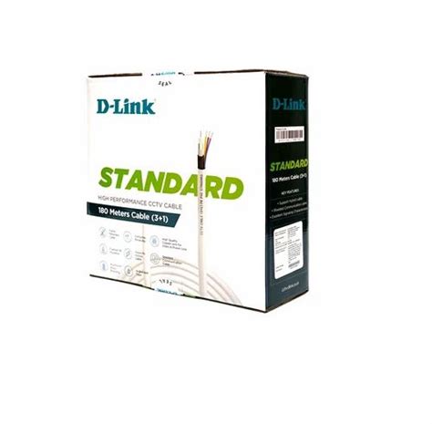60m D Link Dcc Cal 180 3f Cctv 180mtr Standard Cable At Rs 2050roll