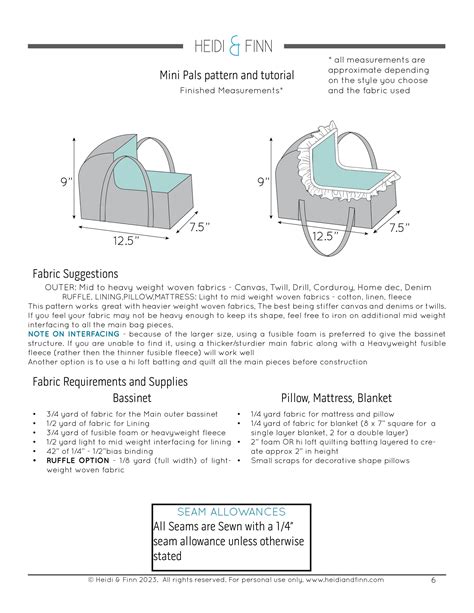 Mini Pals 14 Doll Bassinet Heidiandfinn