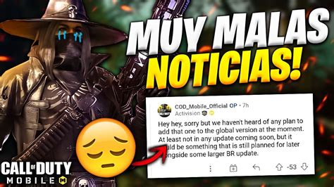 NOOOO MUY MALAS NOTCIAS Para Los JUGADORES De COD MOBILE En El BATTLE