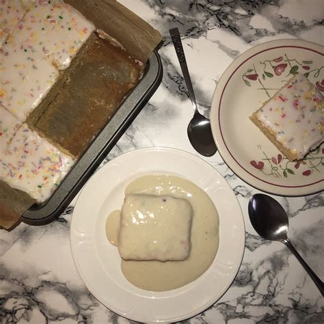 Sprinkle Sponge Cake School Sponge Cake Old School Traybake