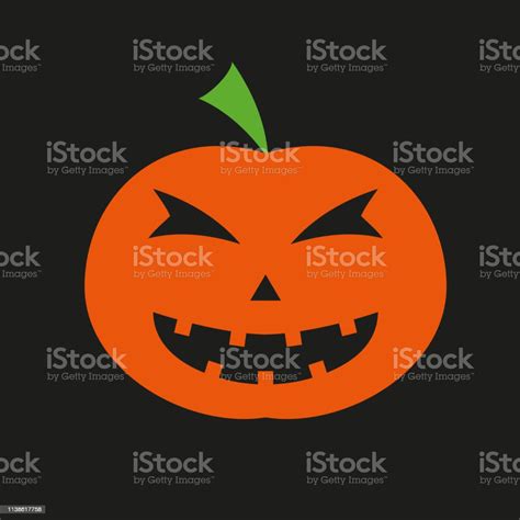 할로윈 호박 아이콘입니다 화려한 벡터 일러스트입니다 10월에 대한 스톡 벡터 아트 및 기타 이미지 10월 가을 감정