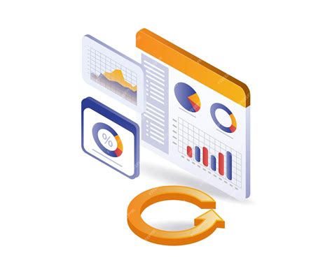 Premium Vector Business Development Analysis Data Screen