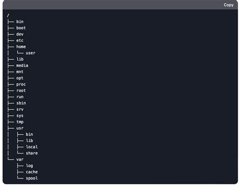Структура файловой системы Linux