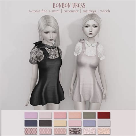 Second Life Marketplace Dd Bonbon Dress Demo