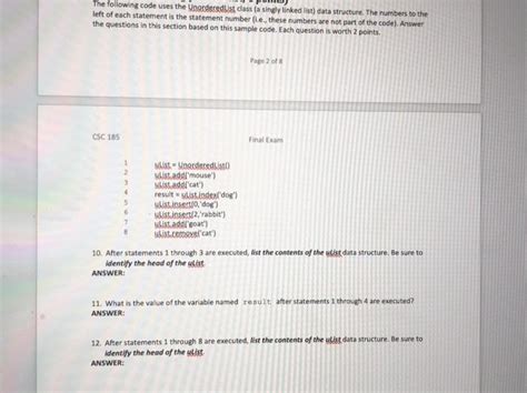Solved The Following Code Uses A Deque Data Structure The Chegg