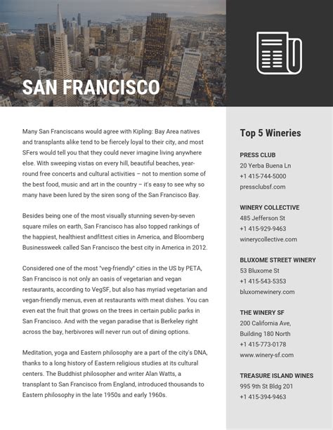 2 Column With Right Sidebar Layout Venngage