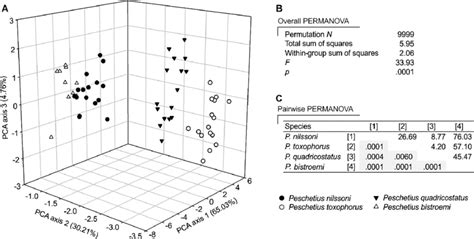 Multivariate Analysis Of Morphometric Data Of Four Indian Species Of