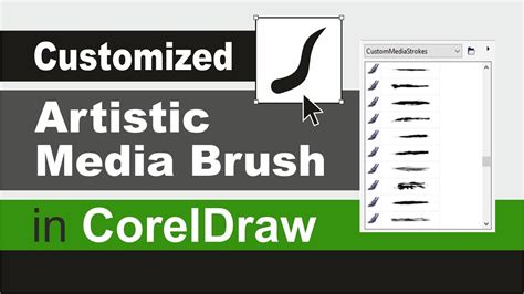 Artistic Media Tool In Coreldraw X YouTube