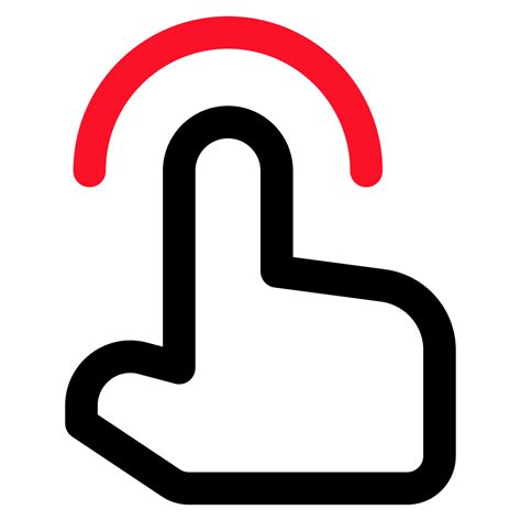 Hand Cursor Click Finger Tap Icon Download On Iconfinder