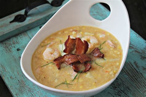 Small Batch Bacon Shrimp And Corn Chowder Addicted To Recipes