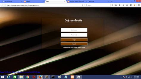 Membuat Form Login Keren Dan Elegan Menggunakan Kode PHP CSS