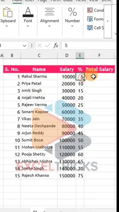 Salary Increment In Excel Simple And Powerful Formula Excel