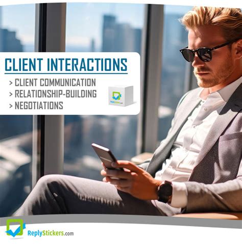 Client Interactions Package Custom Made Reply Stickers