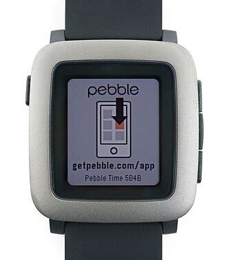 Pebble Smartwatch Wikipedia