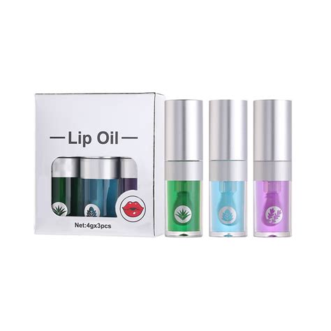 Weyolog Lip Plumper Gloss Large Brush Set Three Womens Moisturizing