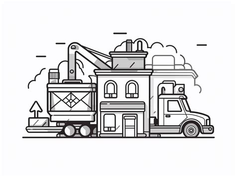 Color The World Of Construction Coloring Page