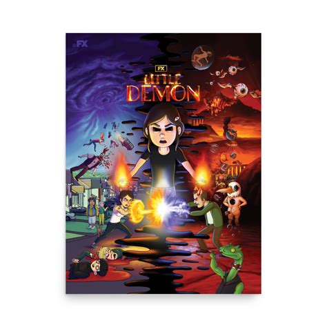 Little Demon Season 1 Key Art Premium Satin Poster Fx Networks Shop