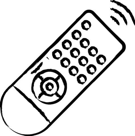 Premium Vector Remote Hand Drawn Vector Illustration