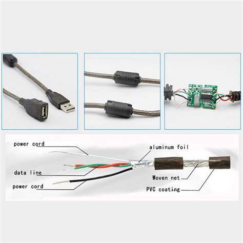 5 10 15 20m Usb 2 0 Repeater Extension Cable To Ex Grandado