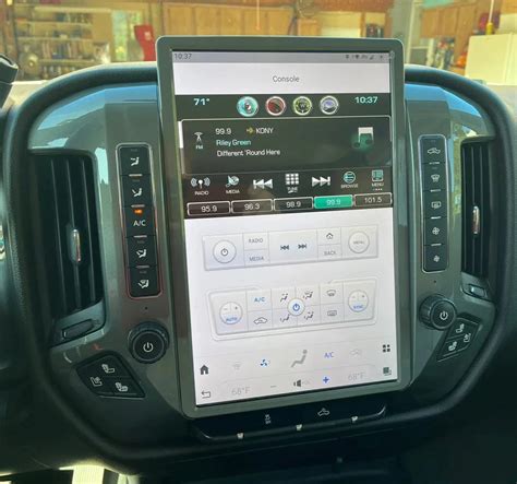 Gmc Sierra Tesla Touch Screen Radio Upgrade Merge Screens