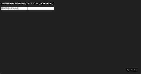Date Range React Codesandbox Date Range React Codesandbox