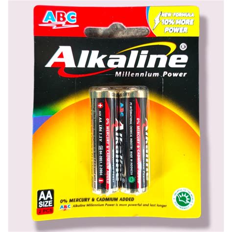 Jual Baterai ABC Alkaline 1 5 V AA Atau A2 Isi 2 Pcs Shopee Indonesia