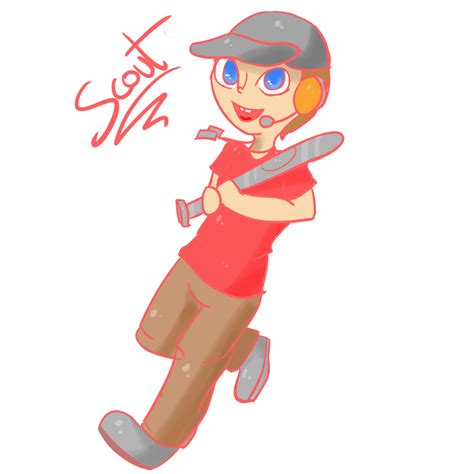 Tf2 Chibi Scout By Mewyare On Deviantart