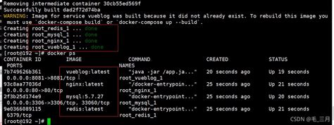Docker Composenginx部署springbootvue前后端分离项目前端如何使用docker Compose进行编排包括