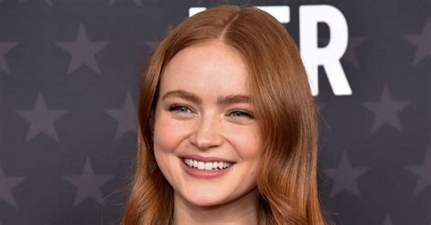 Bringing The Edge Sadie Sink Ditches Long Hair For A Daring Mullet R