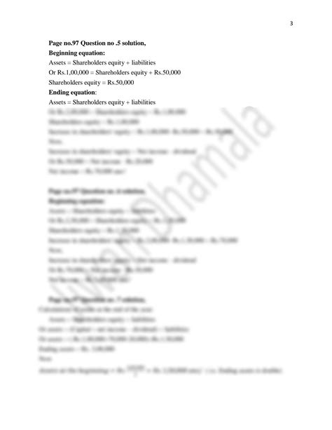 SOLUTION Numerical Solution Chapter 3 Accounting Equation Bbs 1st Year