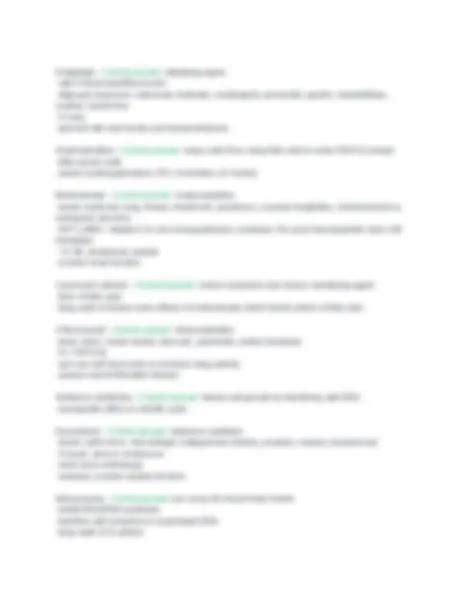 Fundamentals Of Chemotherapy Immunotherapy Administration Exam 89 Terms