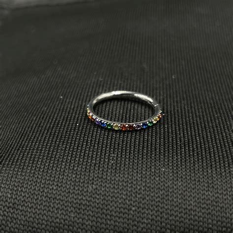 Piercing Argola Unic Colour Titânio Victoria Hoorn