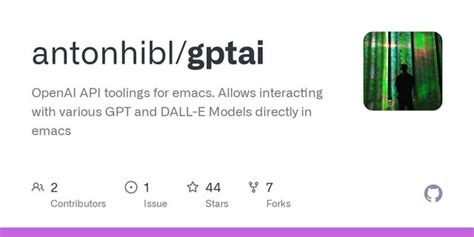 Gptai Openai Api Toolings For Emacs Allows Interacting With Various Gpt And Dall E Language