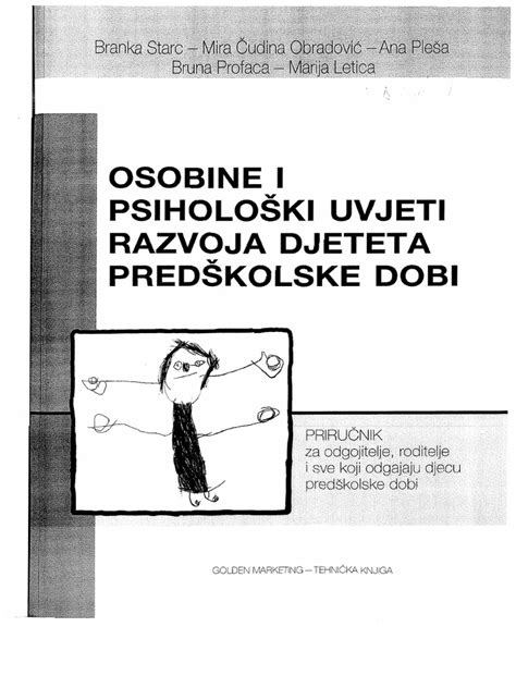 Starc Obradovic Osobine I Psihološki Uvjeti Razvoja Djeteta