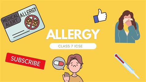 Allergy Class 7 Icse Youtube