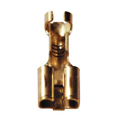 Female Push On Terminal Brass Bare Pcs HILPRESS