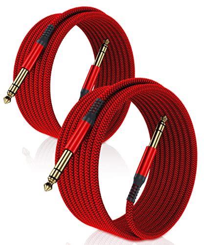 14 Inch Trs Instrument Cable 20ft 2 Packstraight 635mm