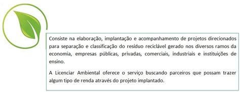 Coleta Seletiva Licenciar Consultoria Ambiental