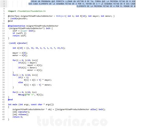 Poo Arrays Objective C Asignar Mitad Producto De Vector