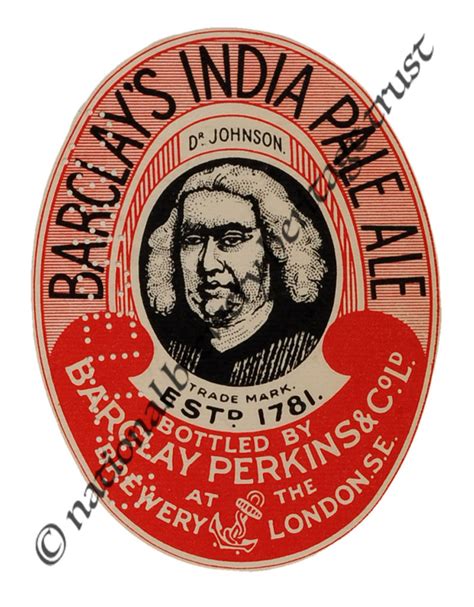 Barclay Perkins And Co Ltd India Pale Ale National Brewery Heritage Trust